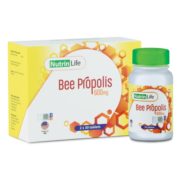 Nutrinlife Bee Propolis 600mg Tablets – Nutrinlife