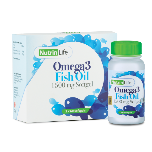 NutrinLife Omega 3 Fish Oil 1500 mg Softgel – Nutrinlife