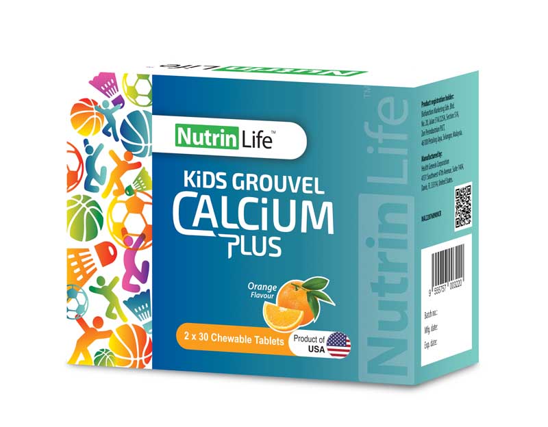 NutrinLife Kids Grouvel Calcium Plus Chewable Tablets – Nutrinlife